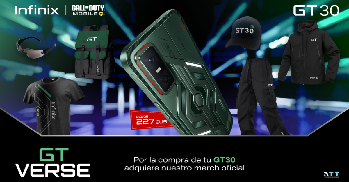 Infinix lanza el GT 30 con merch exclusivo: potencia y estilo en un ...
